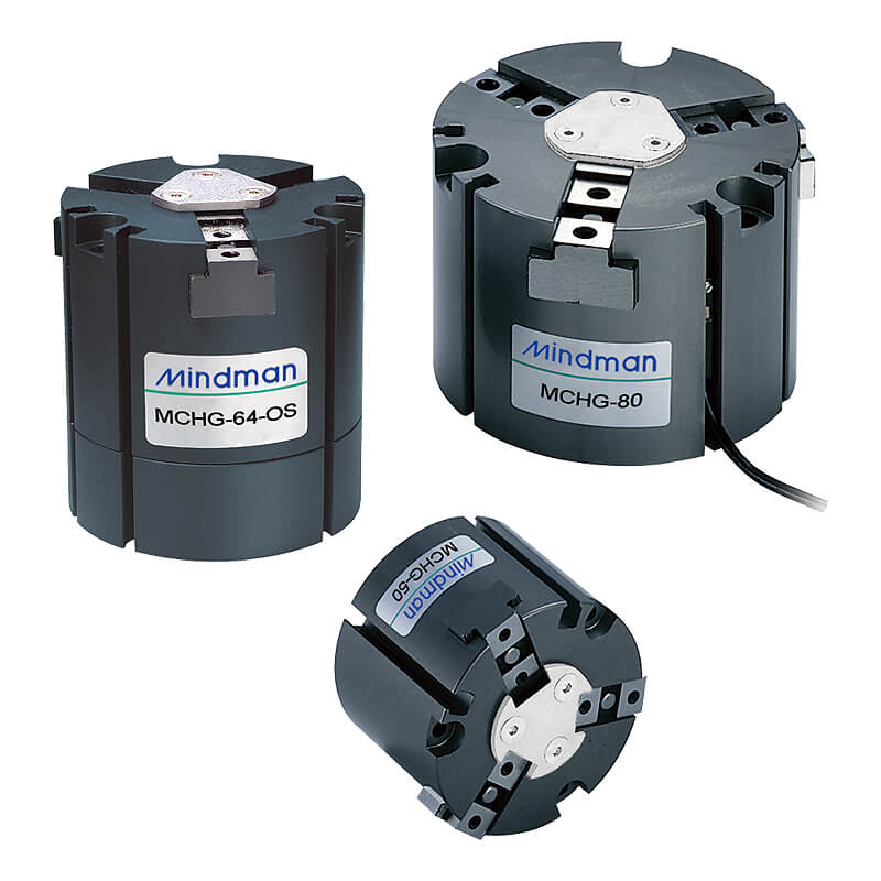 MINDMAN MCHG-160 - 160mm Body Diameter, Series MCHG Gripper Cylinder ...
