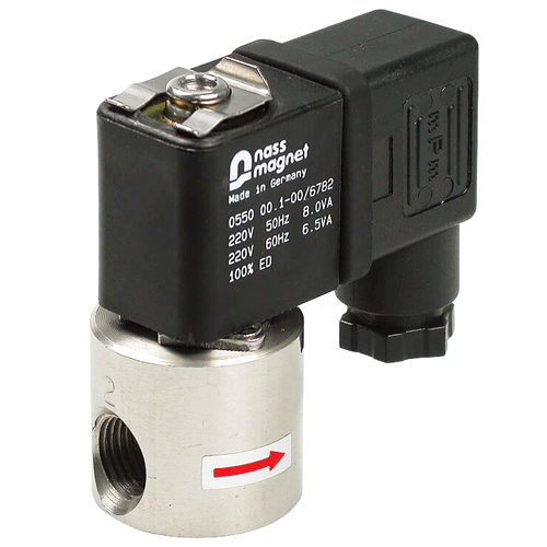 MINDMAN MUST-03-2-N-U-2-Y-AC110 - 3/2 NC, 110VAC, G1/8, NBR, 2 Wires, Series MUST Plunger Type ...